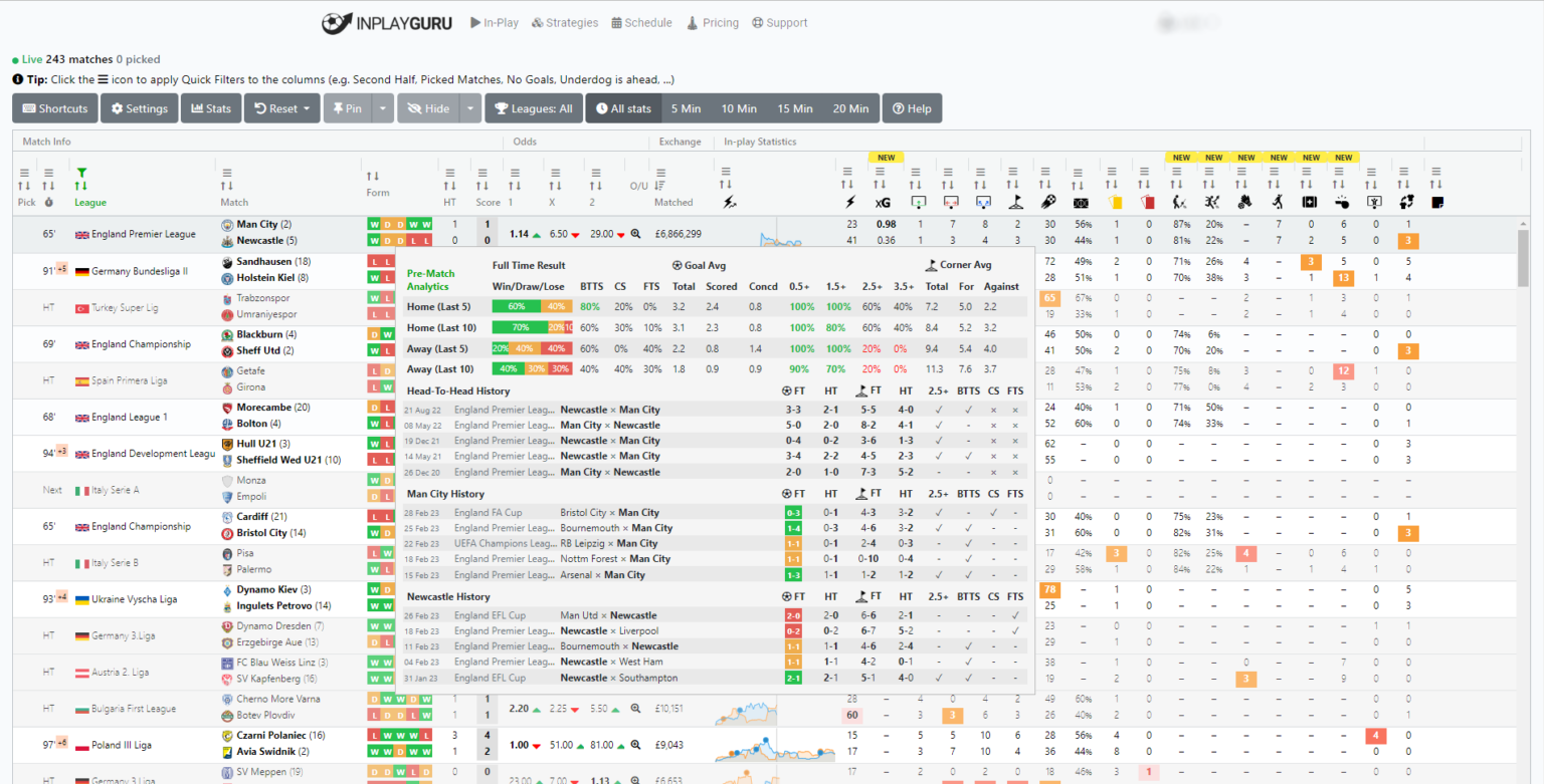 InPlayGuru Strategies for InPlay Scanners | TheBetMatrix.Win